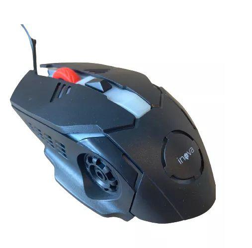 Mouse Gamer Com Fio 1600 DPI Alto Desempenho - INOVA - Mouse Gamer ...