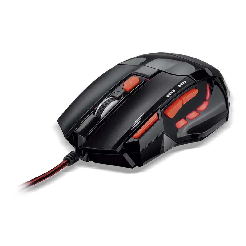 Mouse Gamer Fire 2400 DPI USB Multilaser M0236 Original - Mouse Gamer ...
