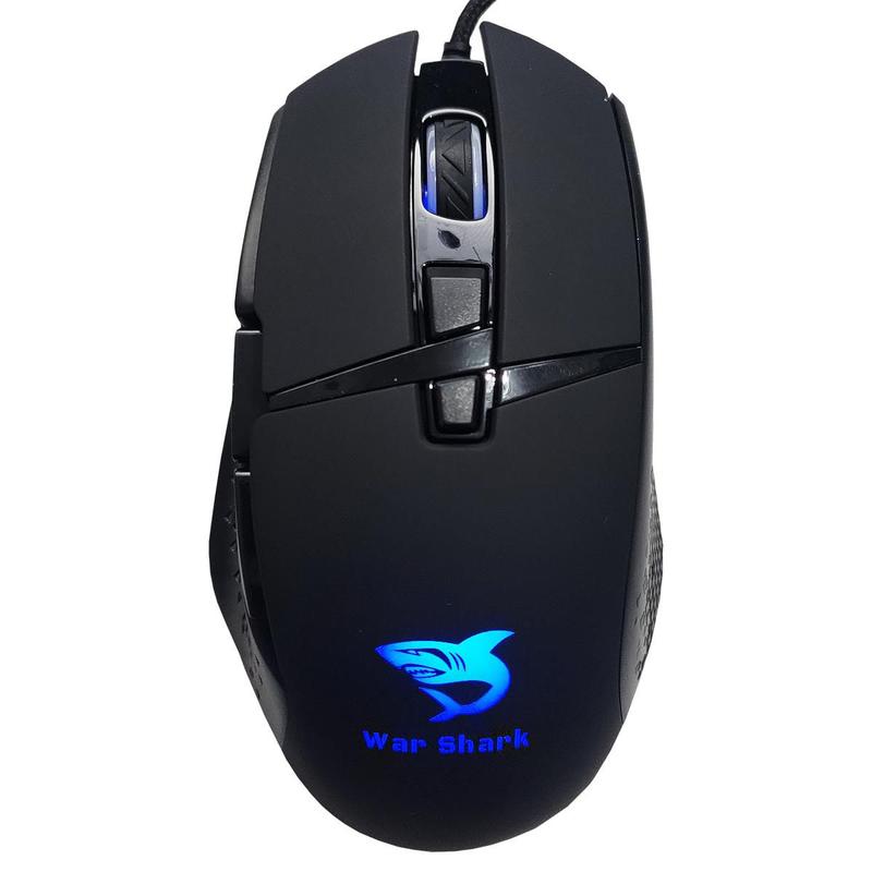 Mouse Gamer LED c/ Fio - War Shark - Mouse Gamer - Magazine Luiza