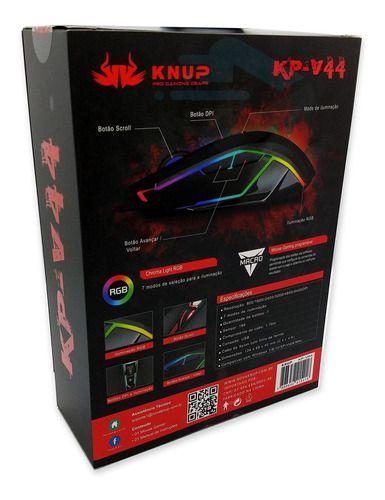 Mouse Gamer Macro Programável Led Rgb 7 Botoes 6400 Dpi - Geral - Mouse ...