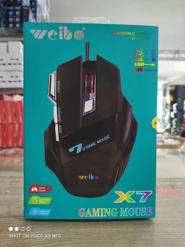 Mouse gamer RGB - Weibo - Mouse Gamer - Magazine Luiza