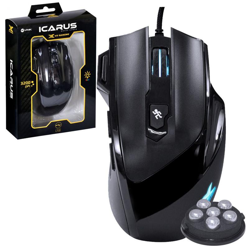 Mouse Gamer Vx Gaming Icarus 3200 Dpi - Vinik - Mouse Gamer - Magazine ...