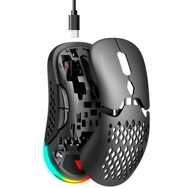 Mouse Gamer Wireless Force One Lynx RGB 19000 DPI - ForceOne - Mouse ...