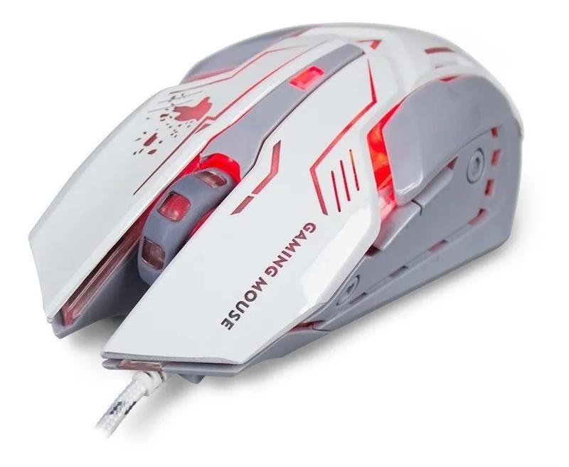 Mouse Gamer X Soldado Laser Óptico 3200 Dpi Iluminado Usb Pc Notebook ...