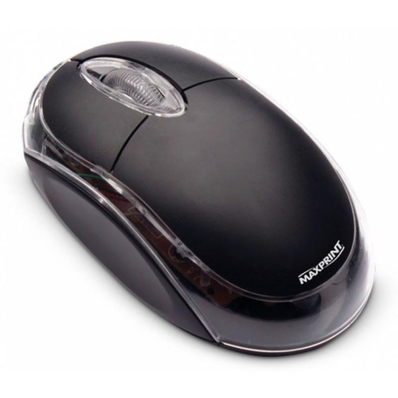 Mouse MaxPrint Optico Conexão PS2 Vinik 1200dpi Preto 1,8m - Mouse ...