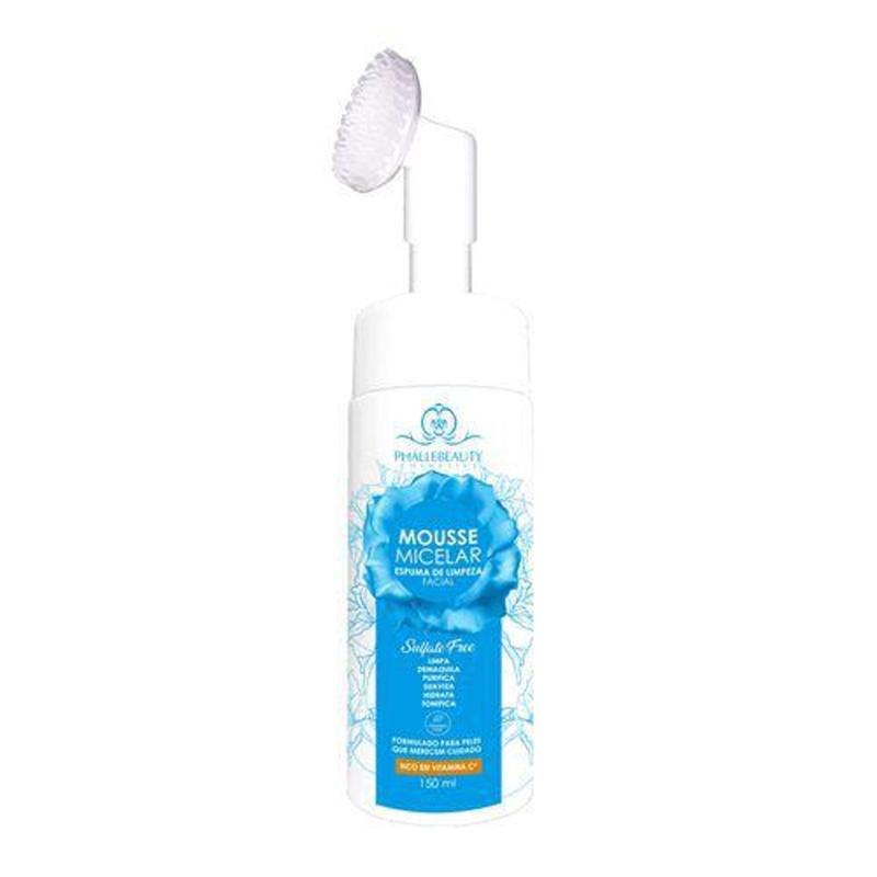 Mouse Micelar Espuma de Limpeza Facial 150ML - PHÁLLEBEAUTY - Limpeza ...