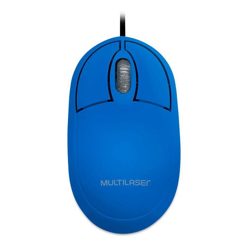 Mouse Multilaser Classic Azul Mo305 - Mouse - Magazine Luiza