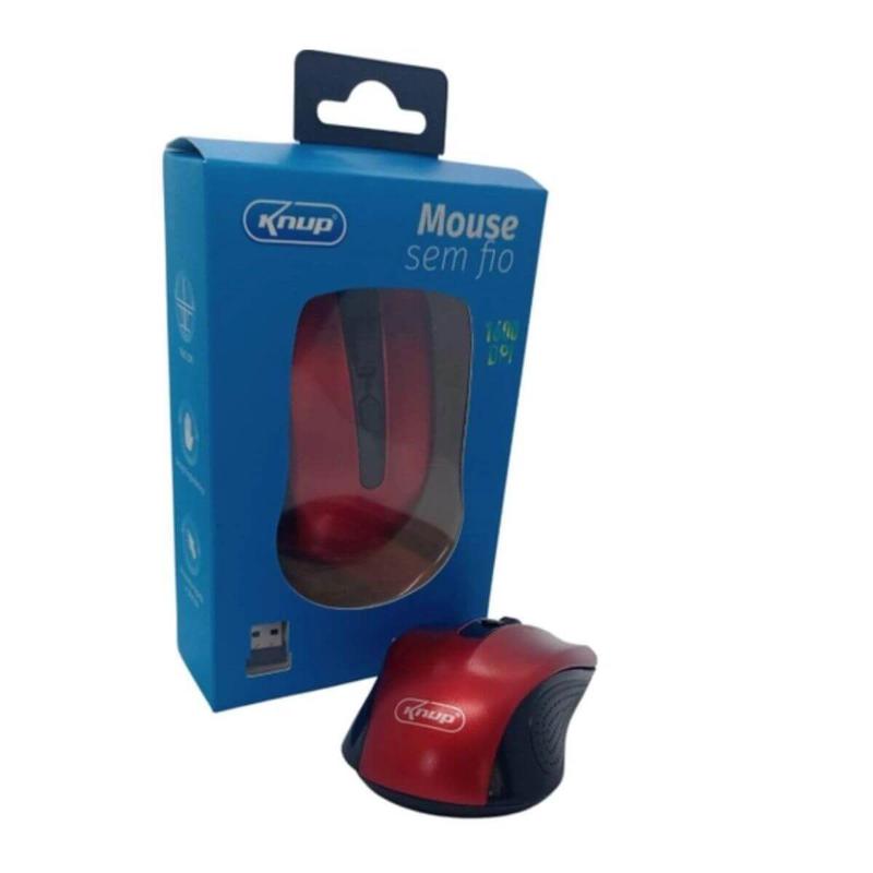 Mouse Óptico Wireless Fio 2,4GHz Nano Receptor KP-MU402 - Knup - Mouse ...