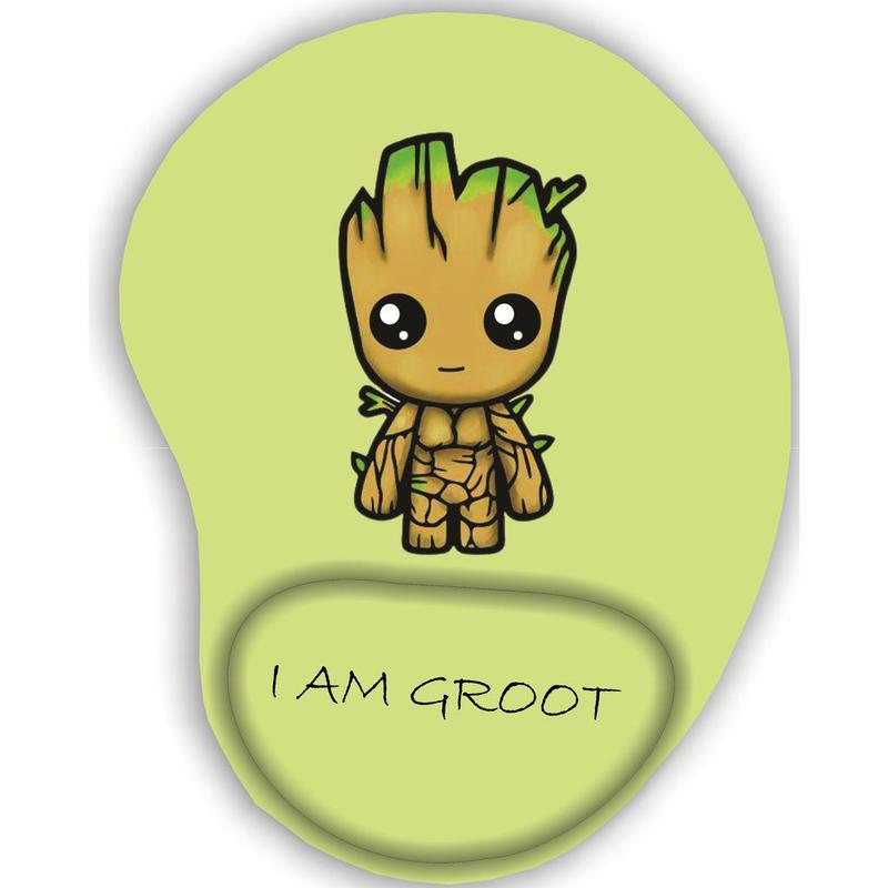 Mouse pad com apoio I am Groot bebê fundos coloridos - JDM Design ...
