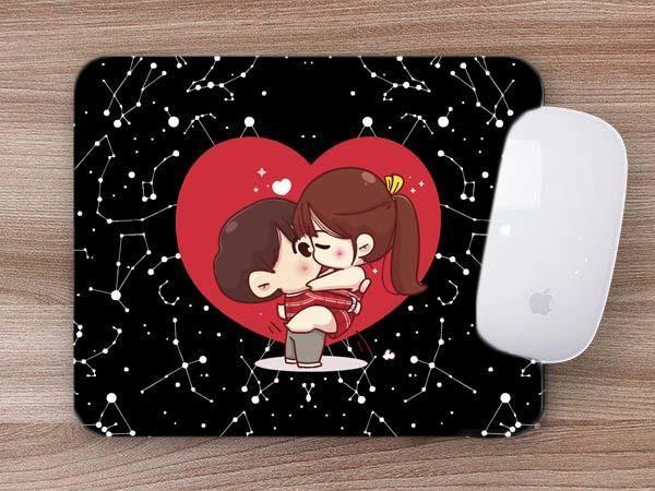 Mouse Pad Dia dos Namorados Beijos Galáxia - DELUZZ - Mouse Pad ...
