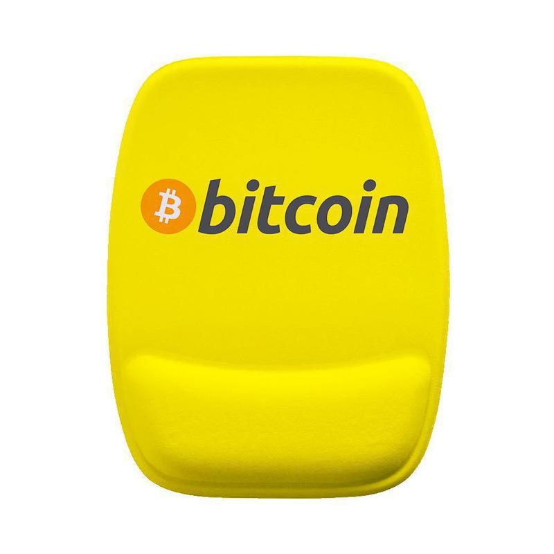 Mouse Pad Ergonomico Amarelo Bitcoin Trader - Personalize do seu jeito ...