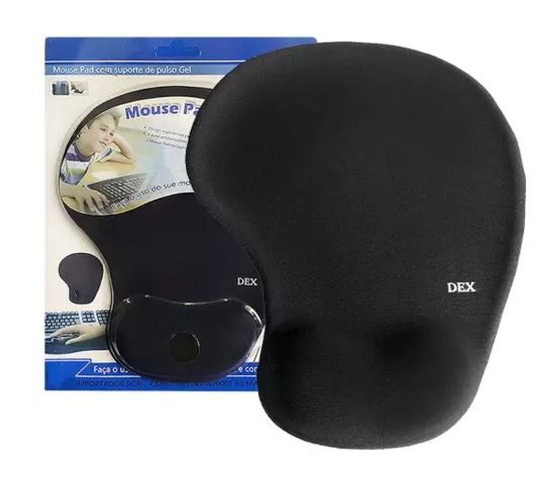 Mouse Pad Ergonômico com apoio de pulso em gel - DEX - Mouse Pad ...