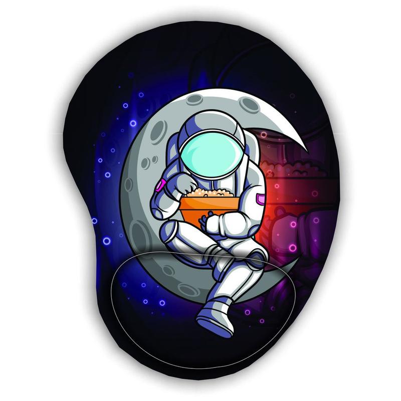 Mouse Pad Ergonomico Gota Lua Astronauta Bandeira - JDM Design - Mouse ...