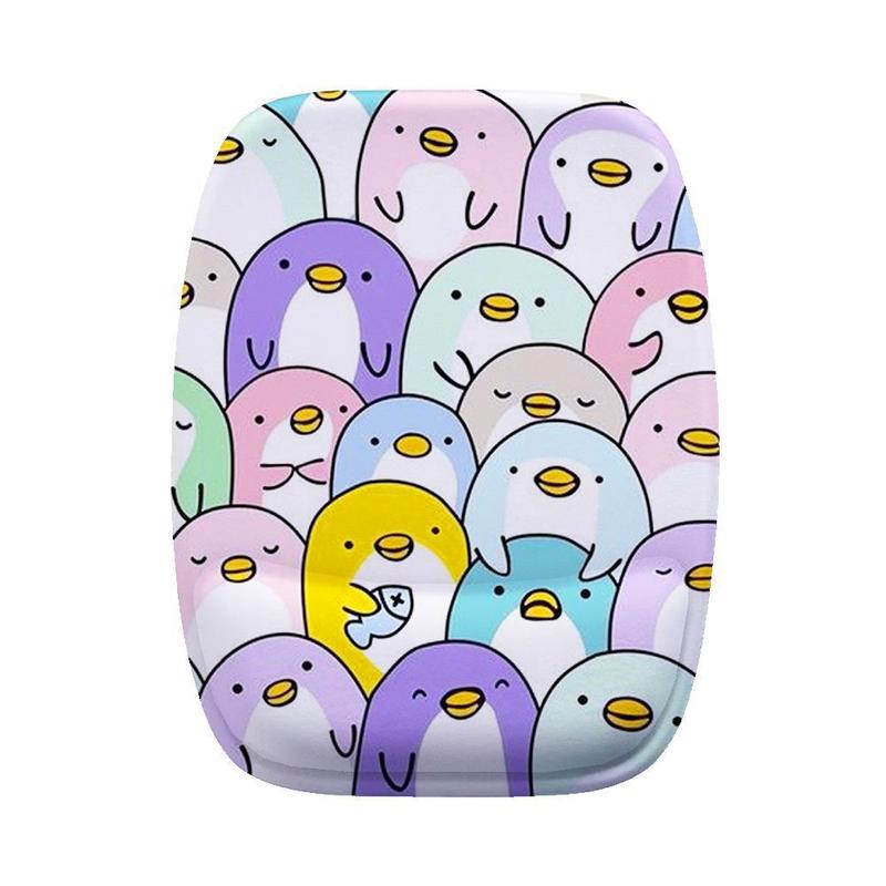 Mouse Pad Ergonomico Pinguins Coloridos Fofos - Personalize do seu ...