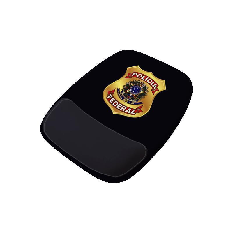 Mouse Pad Ergonomico Policia Federal - Personalize Do Seu Jeito - Mouse ...