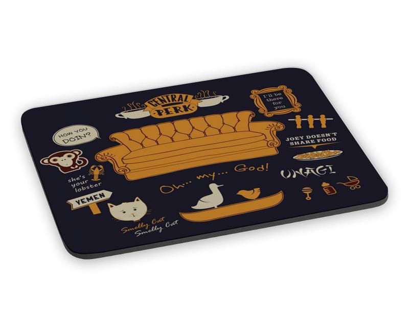 Mouse Pad Friends Série Frases Objetos Personagens Tv - Fm Brindes ...