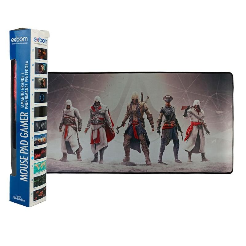 Mouse pad gamer mp-7035c assassin's creed tamanho xg - Exbom - Mouse ...