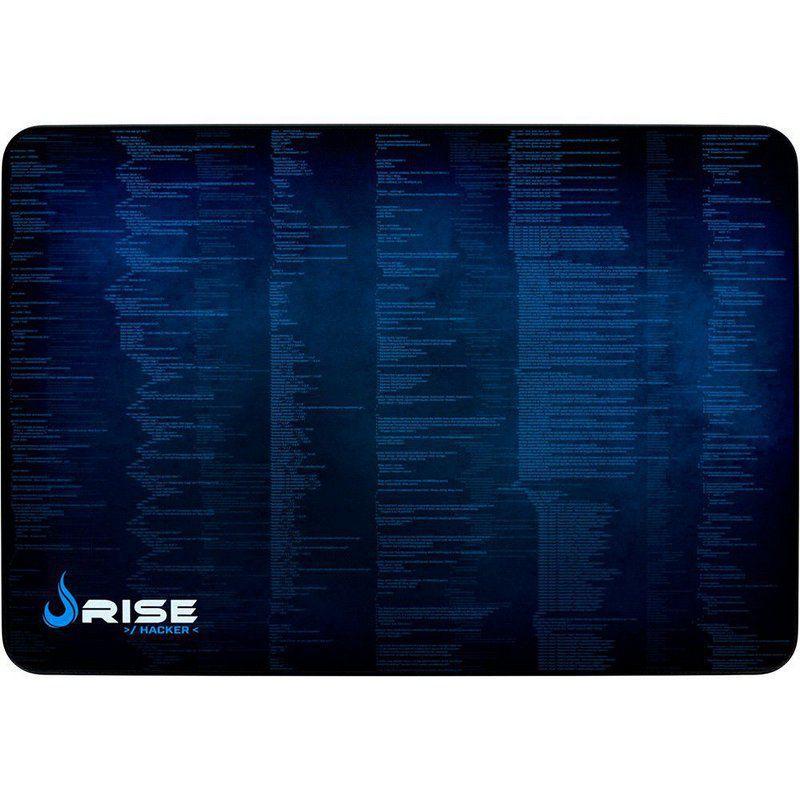 Mouse Pad Gamer Rise Mode Hacker Grande Borda Costurada (420x290mm ...