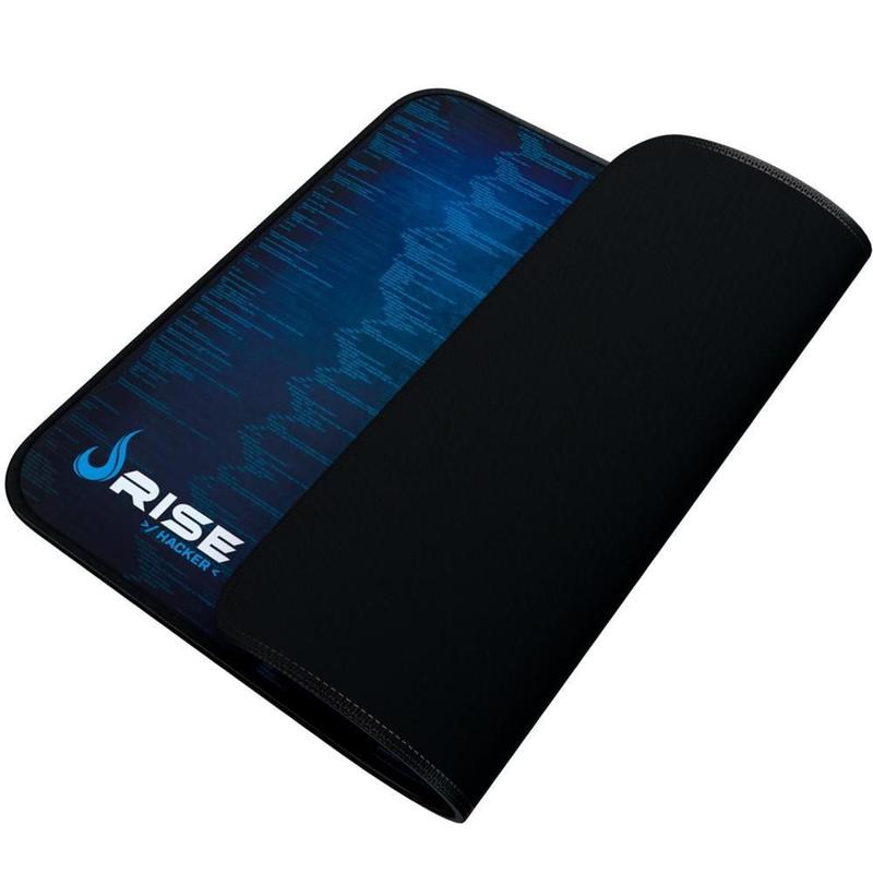Mouse Pad Gamer Rise Mode Hacker Medio Borda Costurada (290x210mm) - RG ...