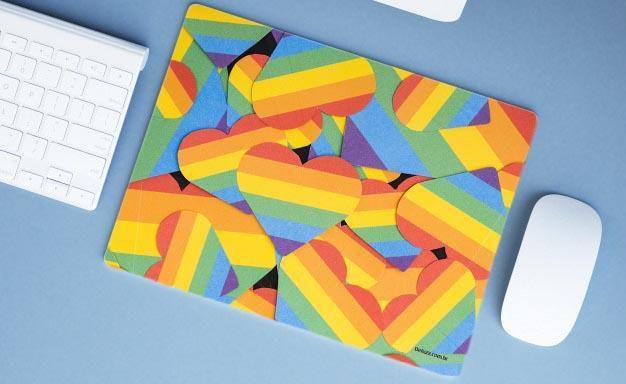 Mouse Pad Grande, Arco-Íris LGBT - CRIATIVE - Mouse Pad - Magazine Luiza