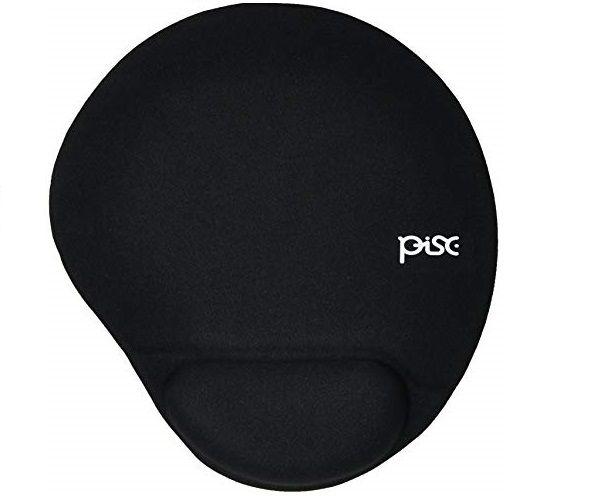 Mouse PAD PISC com Apoio de Pulso em GEL - Preto - BITS - Mouse Pad ...