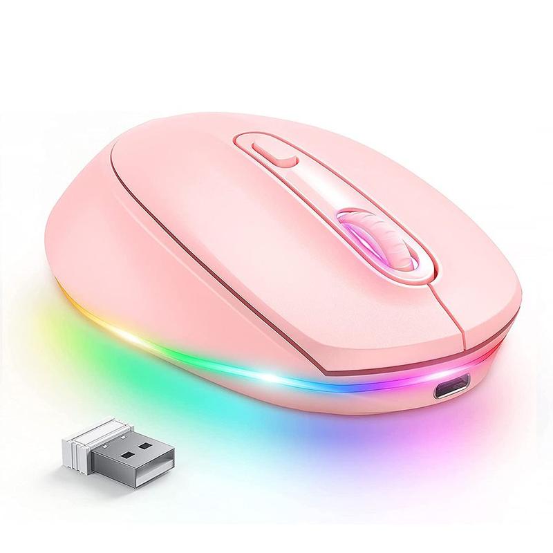 Mouse Sem Fio Bluetooth Seenda Iwg Fgm02 Recarregável Rosa - Mouse ...