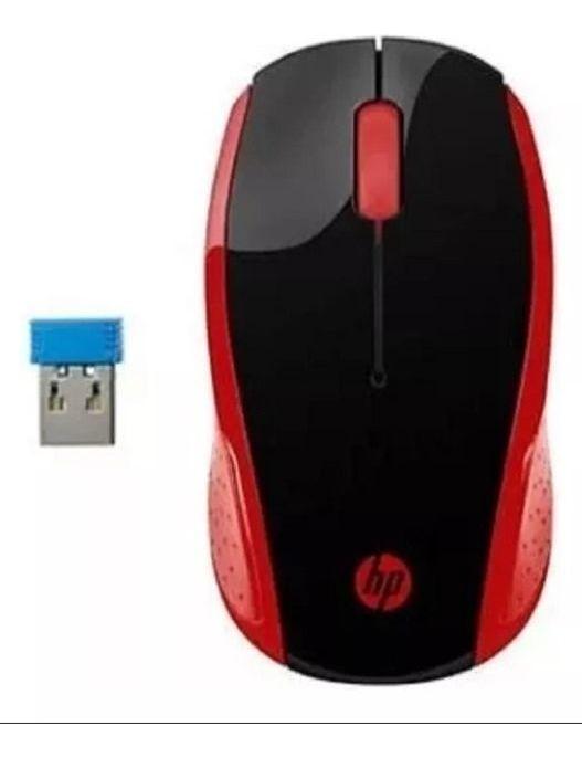 Mouse Sem Fio Hp X200 Wireless 1000dpi - Vermelho - Mouse - Magazine Luiza