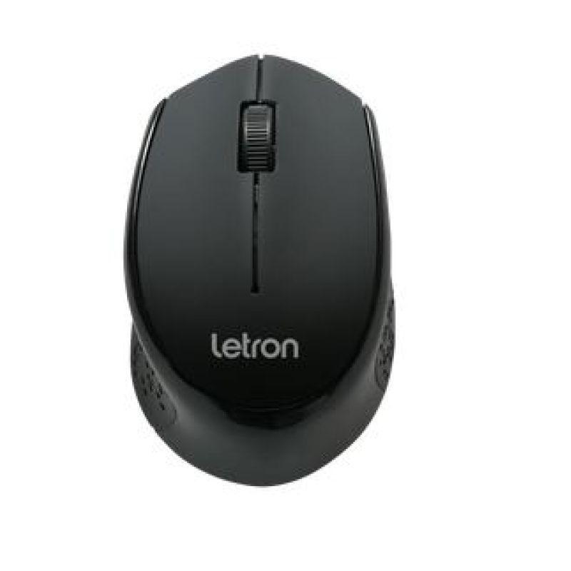 Mouse sem fio letron office work preto ergonomico optico let - Mouse ...