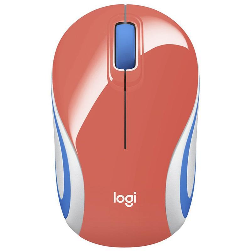 Mouse Sem Fio Logitech M187 - Coral (910-005362) - Mouse - Magazine Luiza