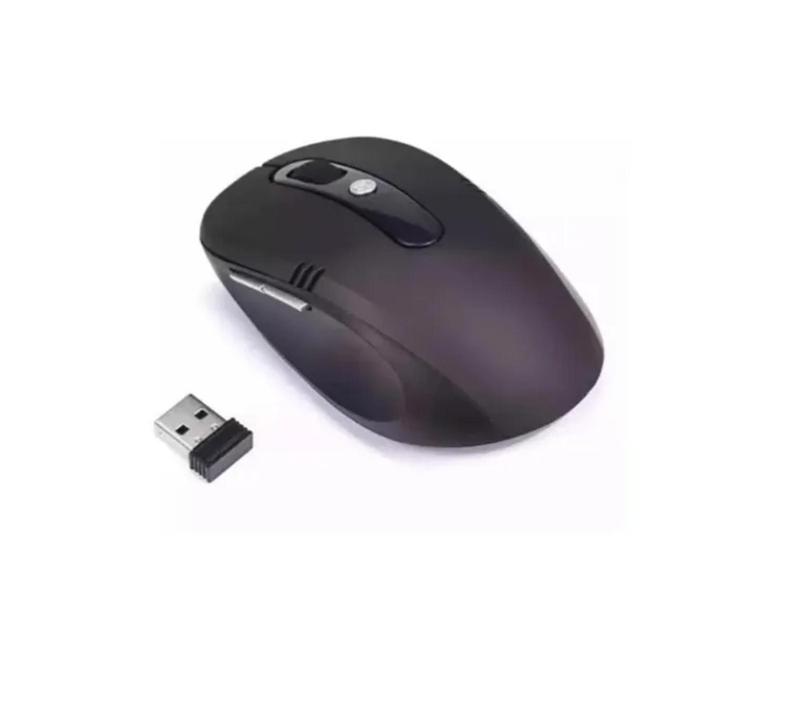 Mouse Sem Fio Wireless 2.4ghz Usb Notebook Pc Alcance 10m - Preto ...