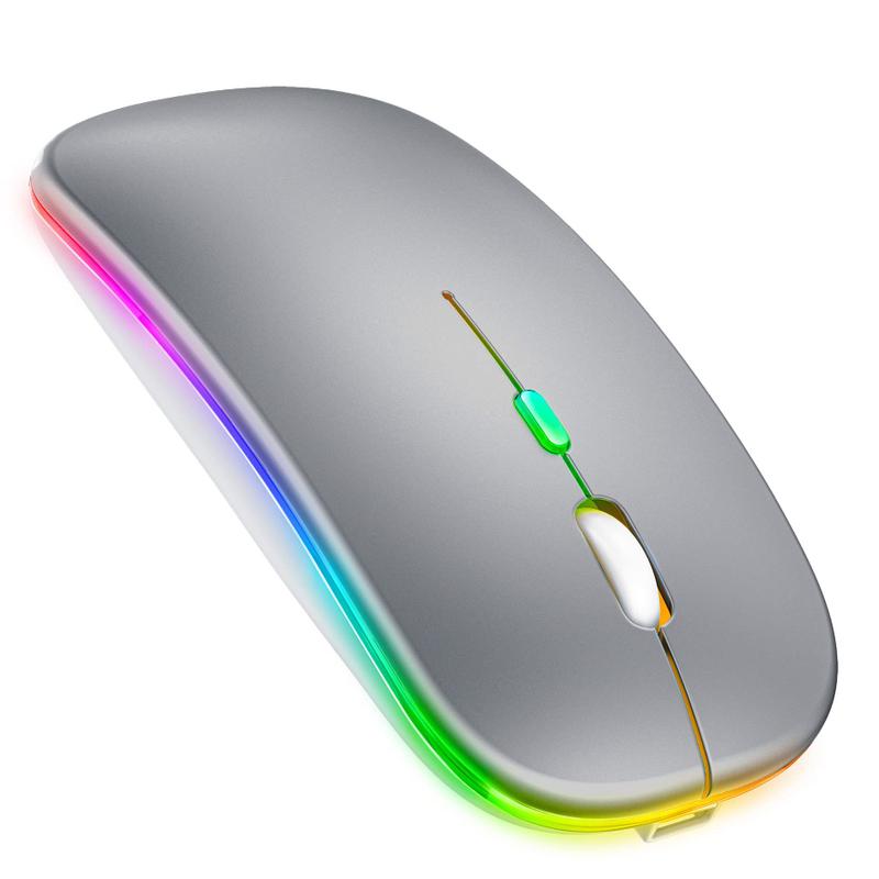 Mouse Sem Fio Wireless Com Bateria Interna Recarregavel 2,4 Ghz Led RGB - IMP - Mouse - Magazine ...