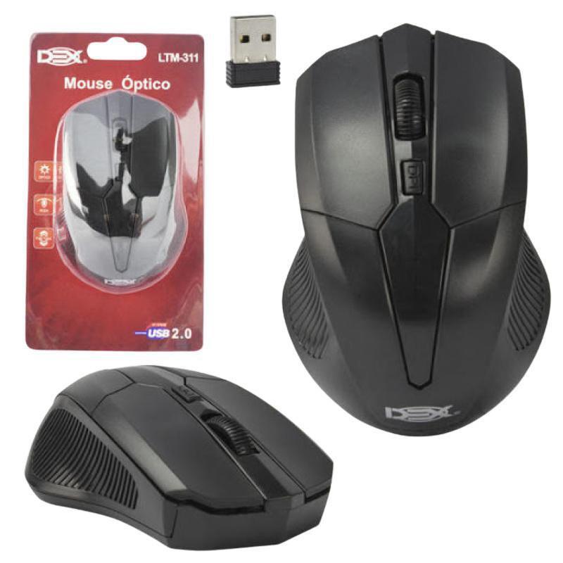 Mouse Wireless Sem Fio Usb 2.0 1600 Dpi Ltm-311 Dex - Mouse - Magazine ...