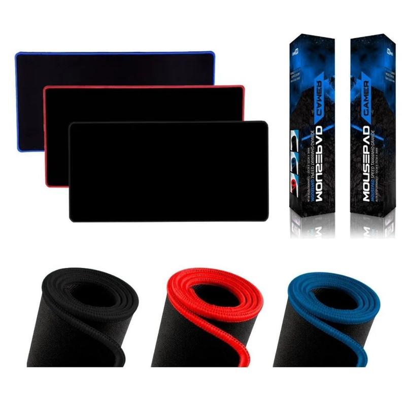 Mousepad deskpad gamer speed extra grande borda costurada - Mbtech ...
