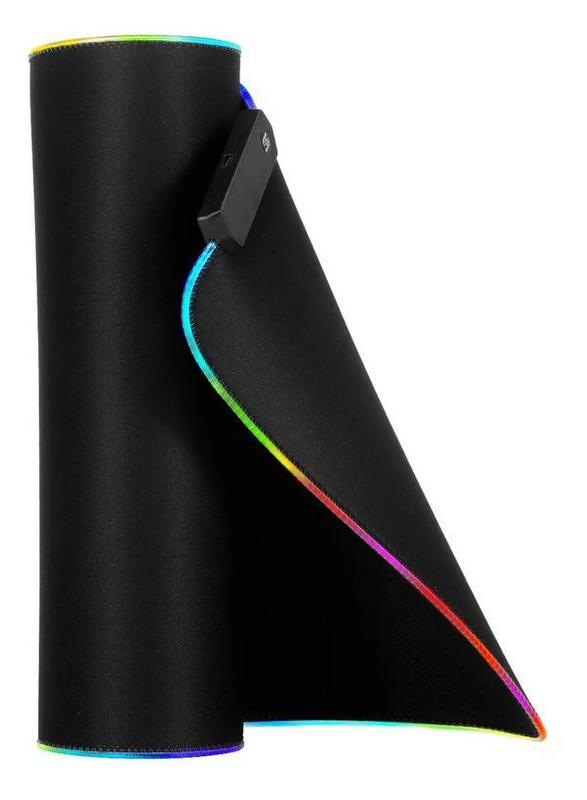 Mousepad Gamer Led Rgb 7 Cores Tamanho Grande 80 X 30cm Usb - Rasure ...