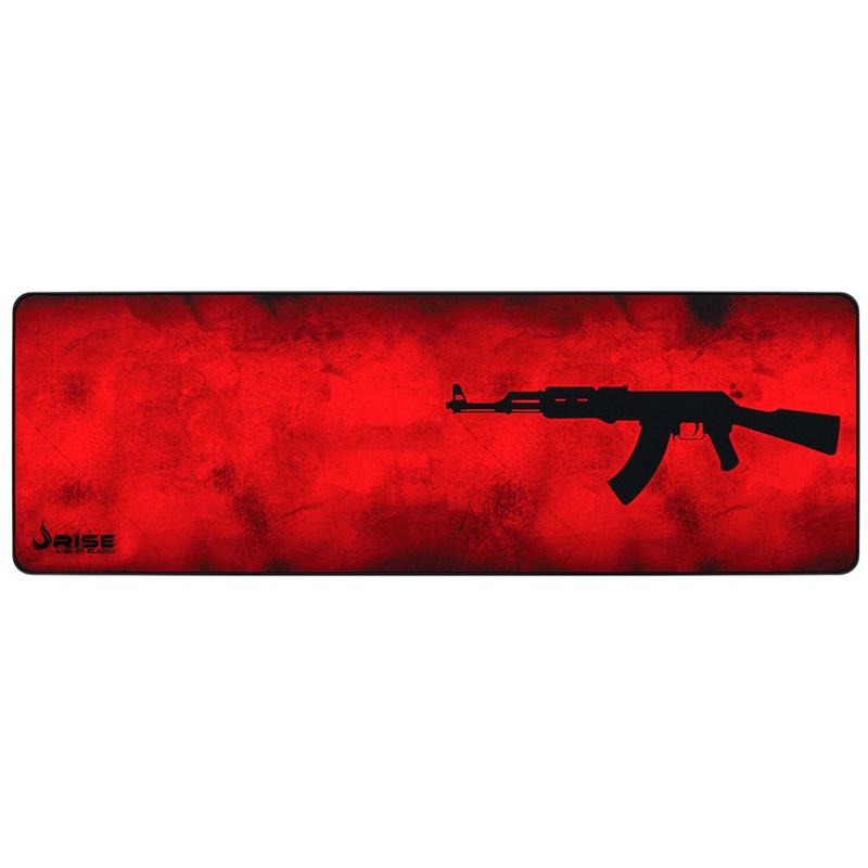 Mousepad Gamer Rise Mode AK47, Speed, Estendido (900x300mm), Vermelho ...
