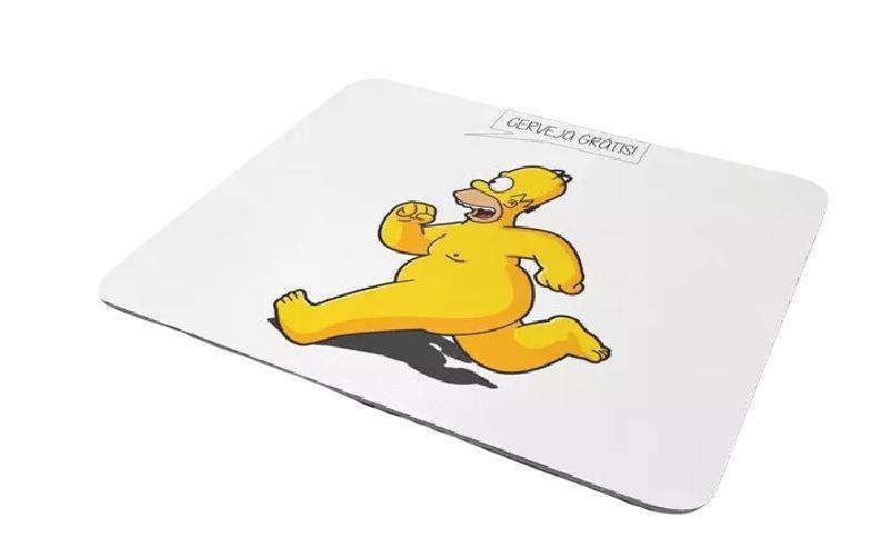 Mousepad Homer Simpson Cerveja Geek - Central Personalizados - Mouse ...