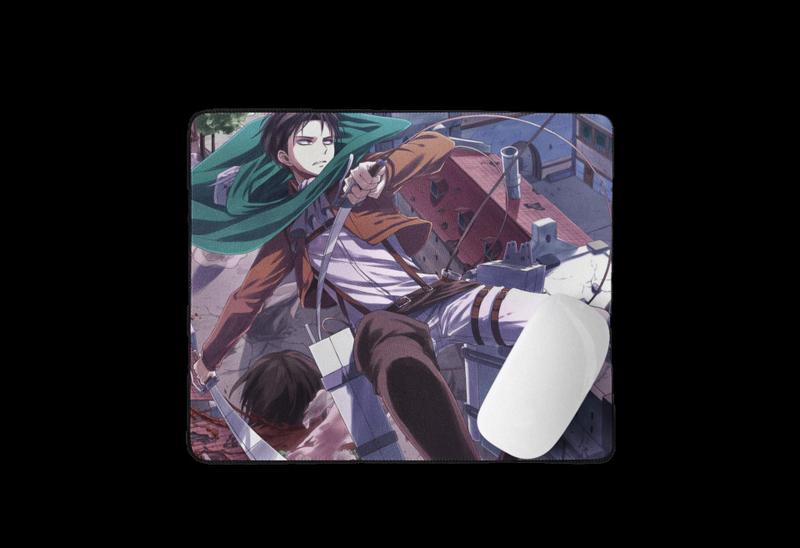 Mousepad levi Ackerman Attack on Titan Modelo 2 - Like Geek - Mouse Pad ...