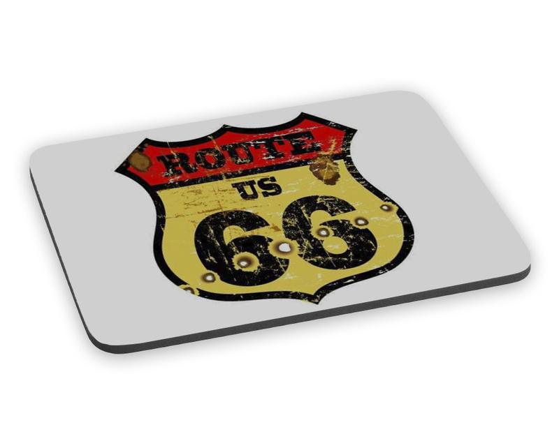 Mousepad Rota 66 Logo Placa Rodovia Retrô Vintage Símbolo - Live ...