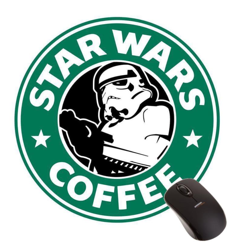 Mousepad Starbucks Star Wars Coffee Darth Vader Café - Live - Mouse Pad ...