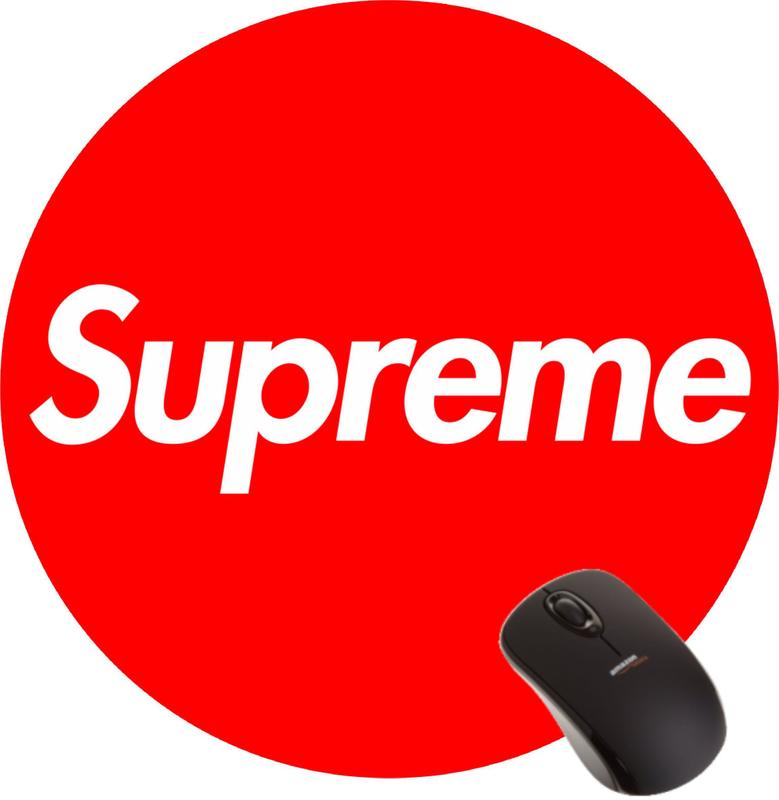Mousepad Supreme Logo Marca Roupa Famosa NY New York - Live - Mouse Pad ...