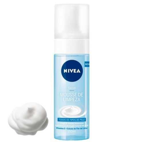Mousse de Limpeza Facial Todos os tipos de Pele Nívea 150ml - Limpeza ...
