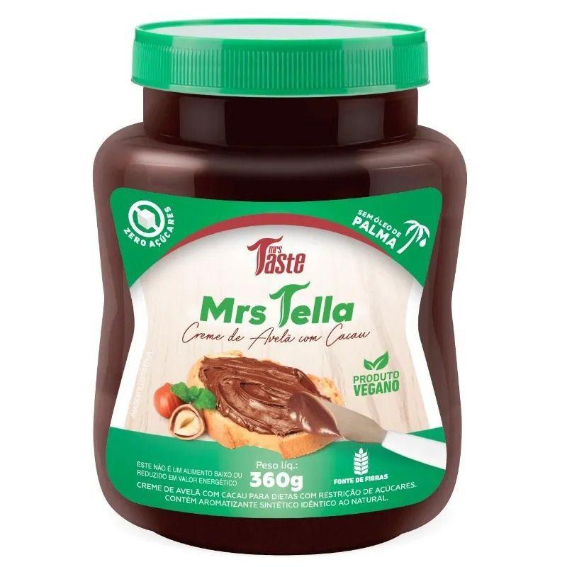 Mrs Tella Creme de Avelã e Cacau (360g) - Padrão: Único - Mrs Taste ...