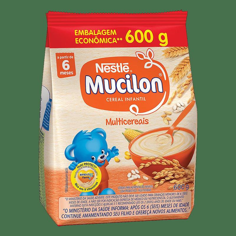 Mucilon Multicereais 600g - Nestlé - Cereal Infantil - Magazine Luiza
