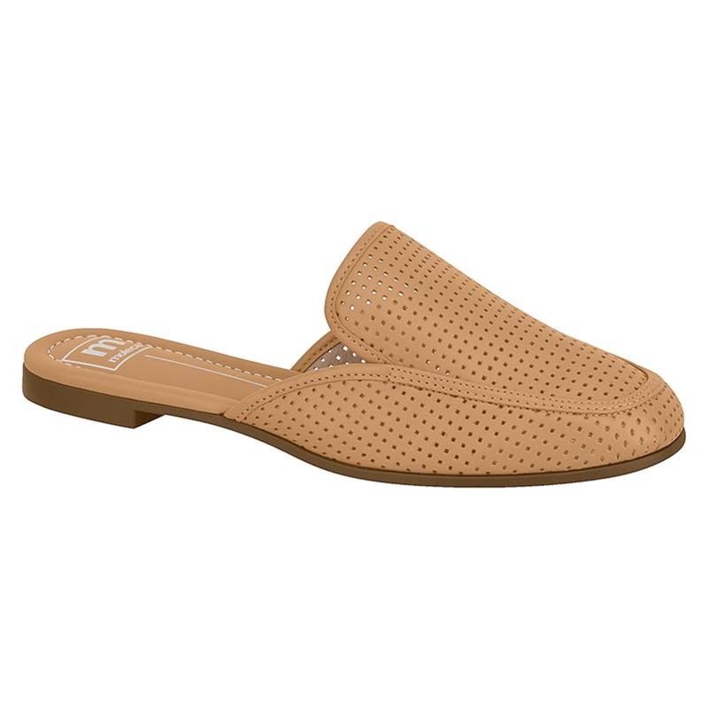 Mule Casual Feminino com Bico Quadrado e Perfuros Moleca 5722.101 ...