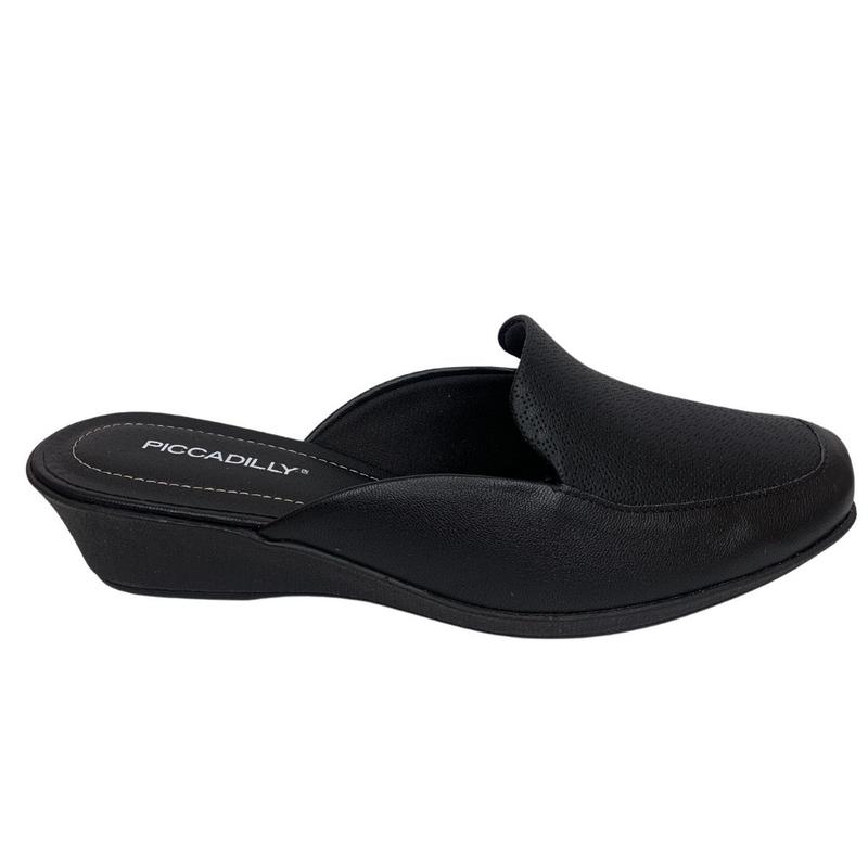 Mule Casual Piccadilly Feminino 143170 - Preto - Mule Feminino ...