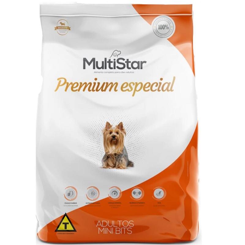 Multi Star Cães Raças Pequenas Ração Premium Especial 15 Kg - Outros ...