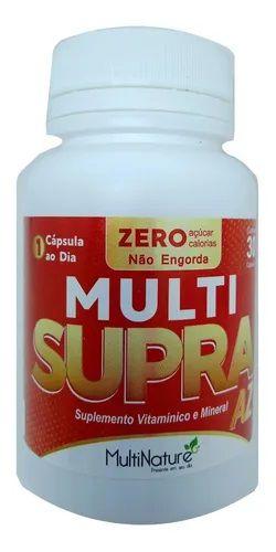 Multi Supra Multivitamínico 30 Cápsulas - Zero Não Engorda ...