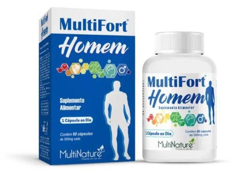 MultiFort Homem com 60 Cápsulas - MultiNature - 60 capsulas ...