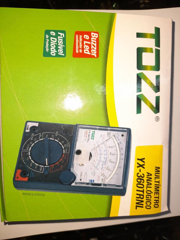 Multímetro Analógico 20m YX-360 TRNL C/ Buzzer e Led - Tozz ...