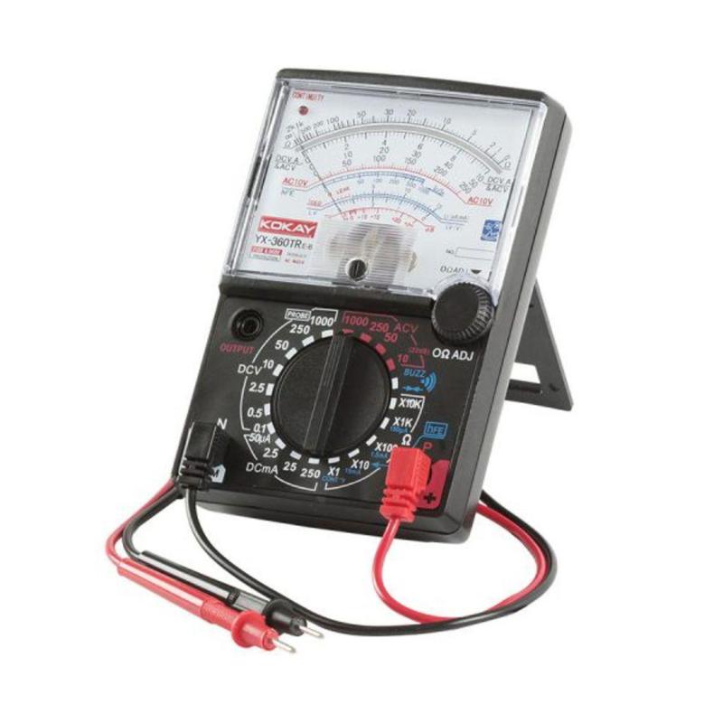 Multímetro Analógico Profissional com Led, bateria e buzzer - KOKAY ...